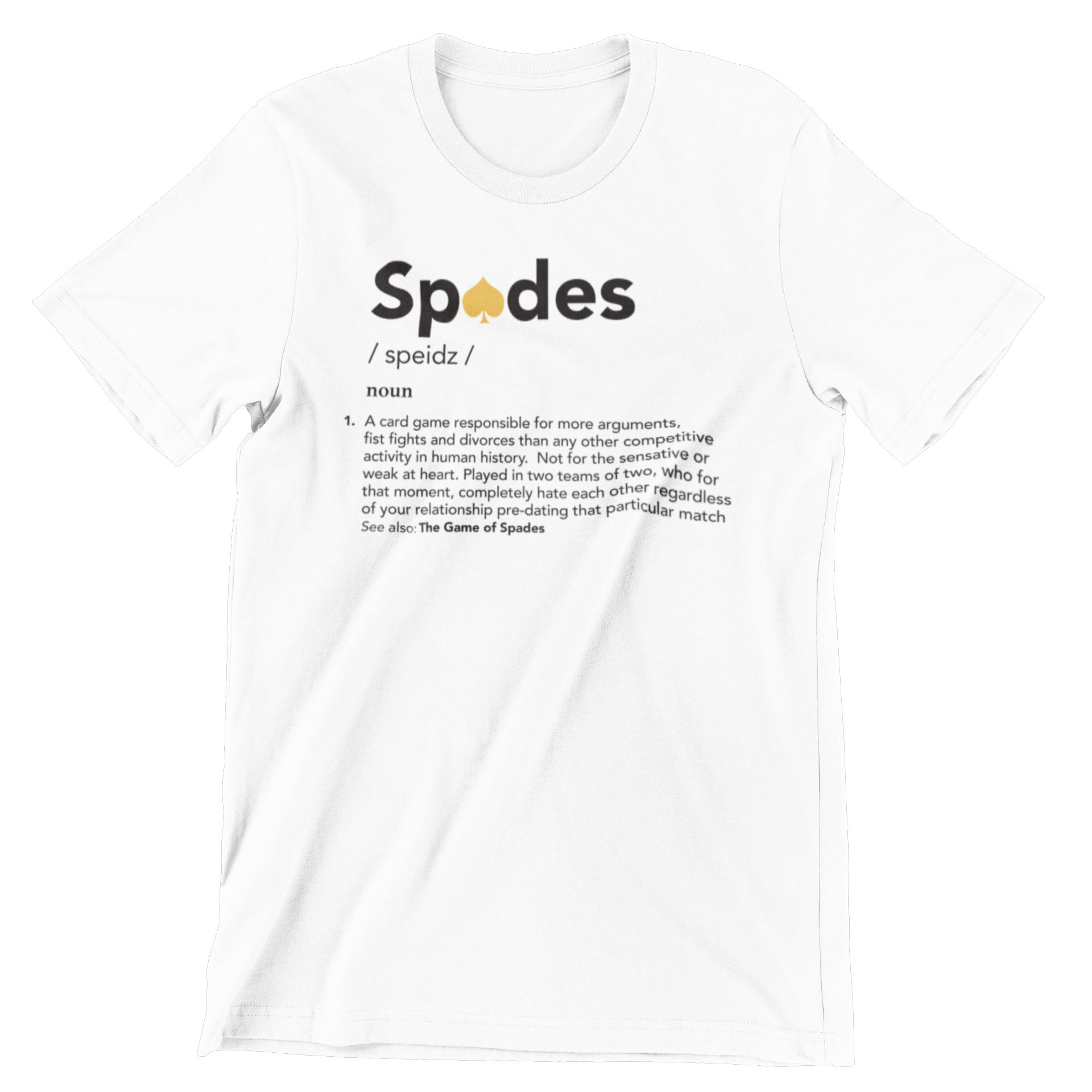 Spades "speidz" T-shirt – The Game of Spades